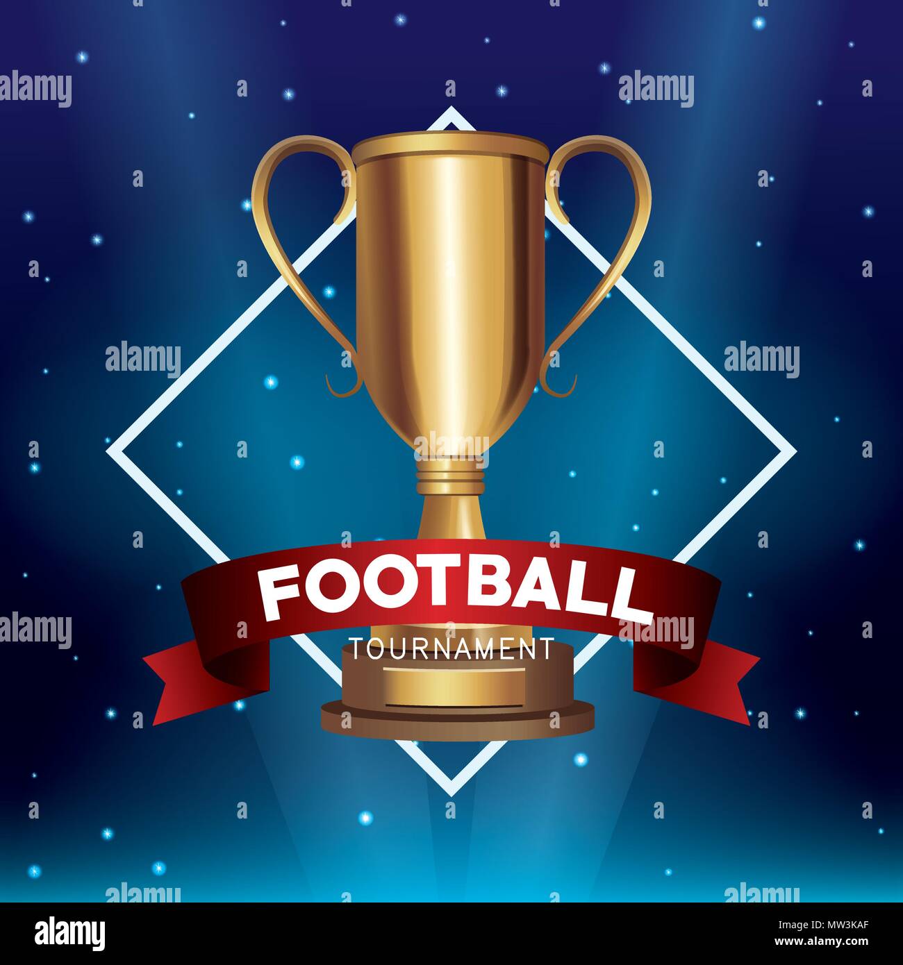Football tournament banner Stock Vector Image & Art - Alamy