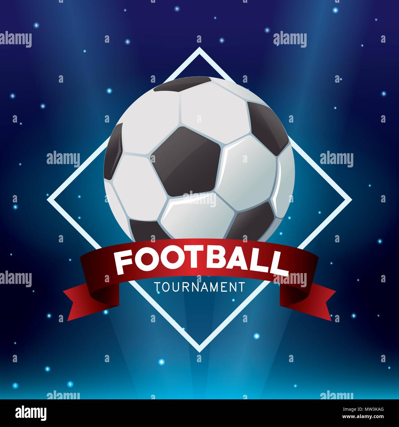 Football tournament banner Stock Vector Image & Art - Alamy