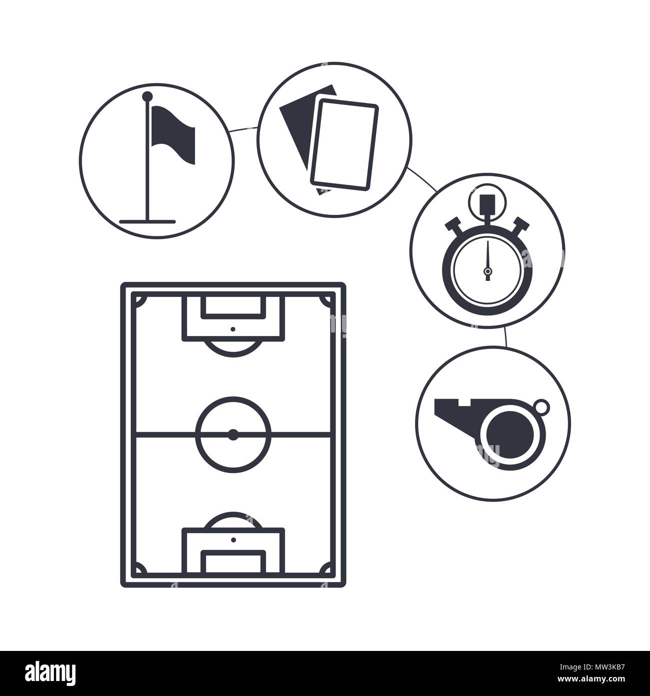 Soccer set of icons Stock Vector Image & Art - Alamy