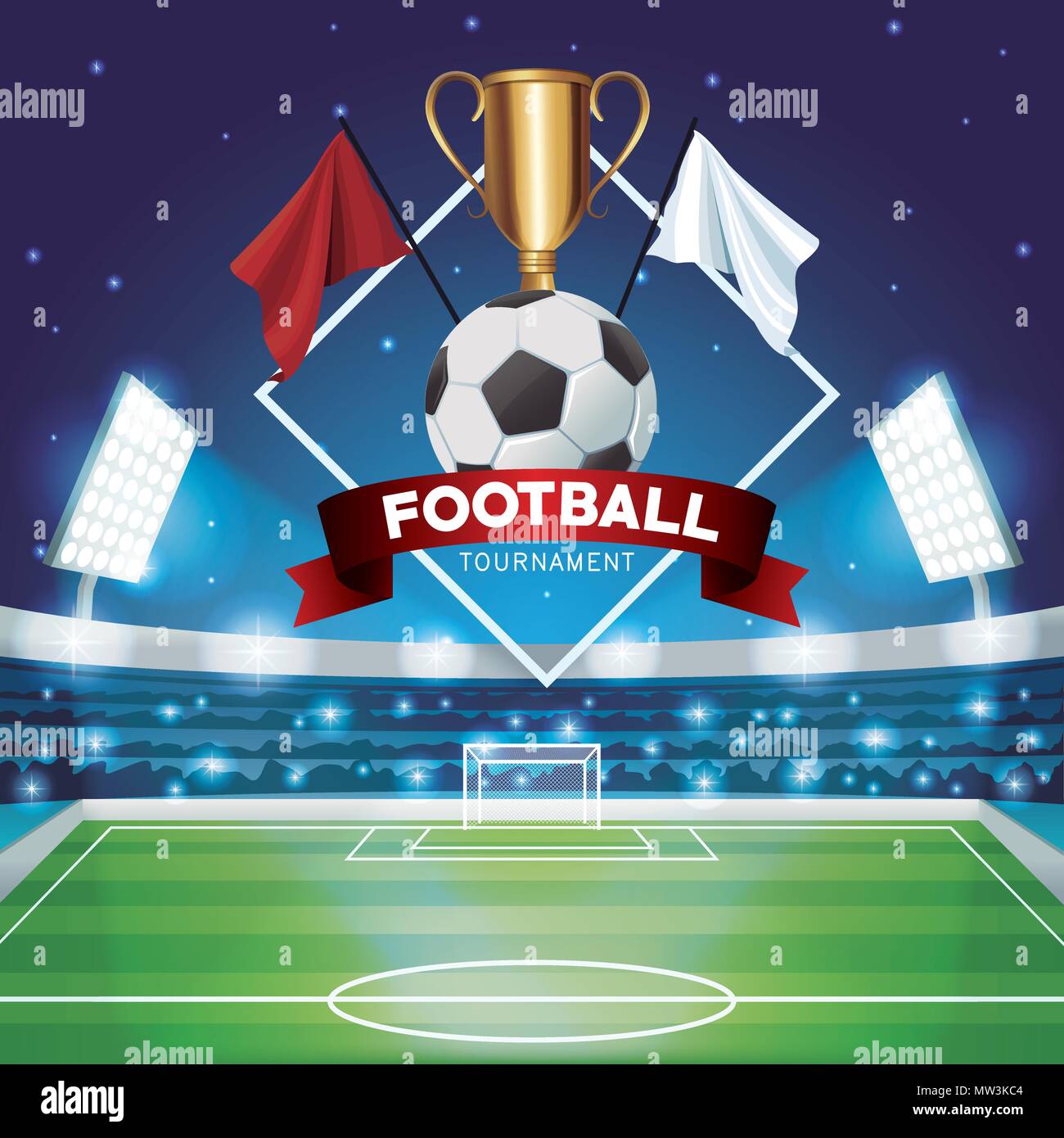 Football tournament graphic Stock Vector Image & Art - Alamy