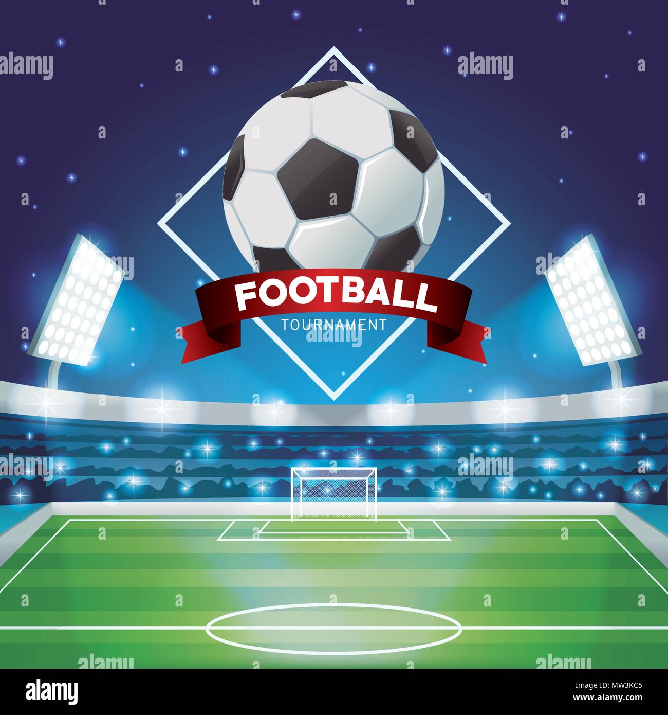 Football tournament graphic Stock Vector Image & Art - Alamy