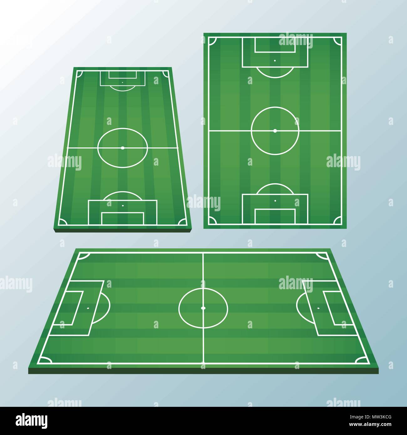 Front view soccer player Stock Vector Images - Alamy