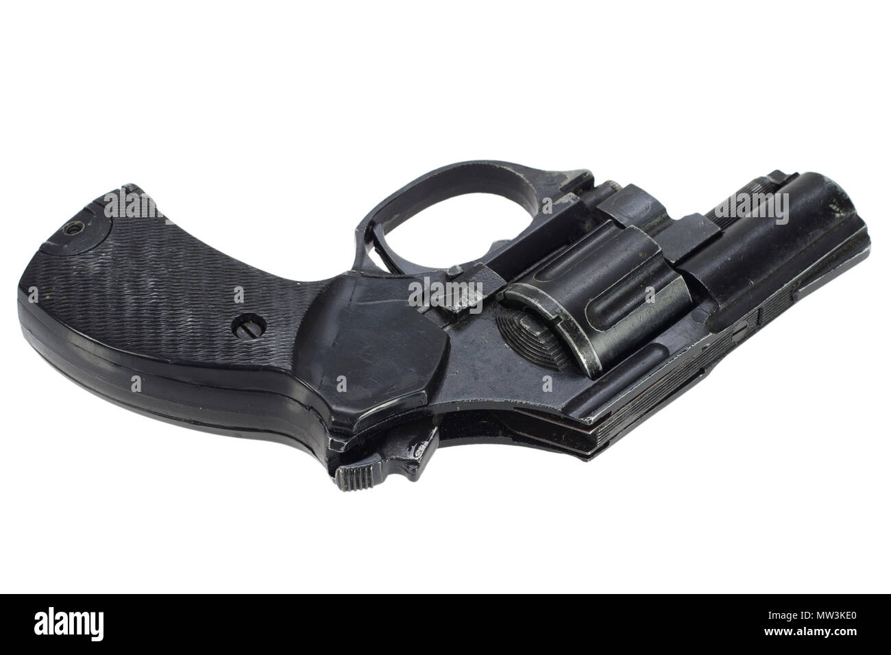 Revolver isolated on a white background Stock Photo - Alamy