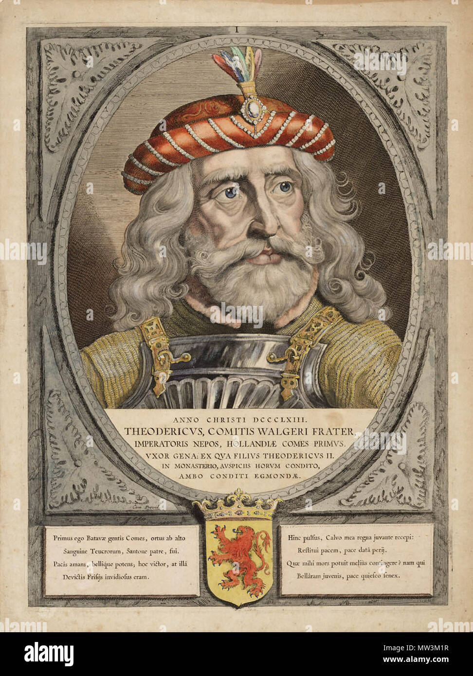 . English: Modern depiction of Dirk I, Count of Holland . 23 June 2005 ...