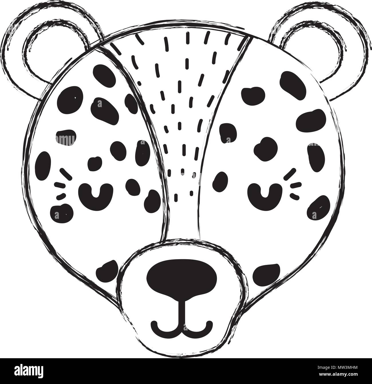 Leopard nose Stock Vector Images - Alamy