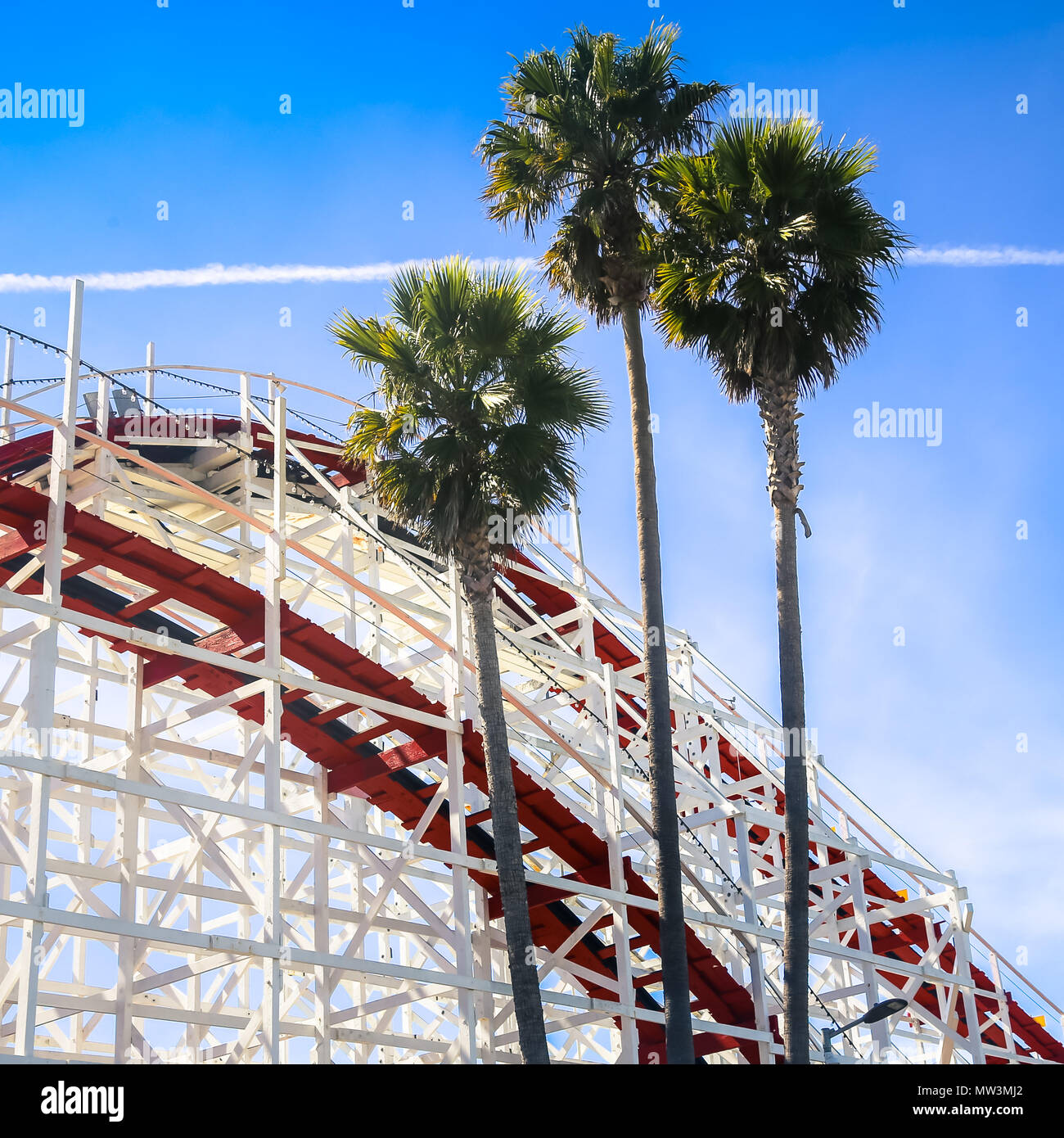 Santa cruz roller coaster hi-res stock photography and images - Alamy