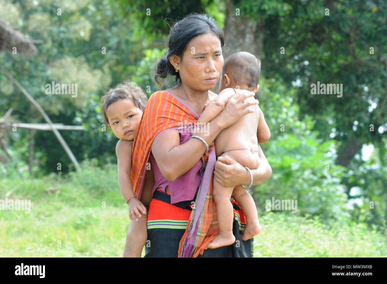 Rangamati, Bangladesh, - October 17, 2011: Daily life of Tribe people ...