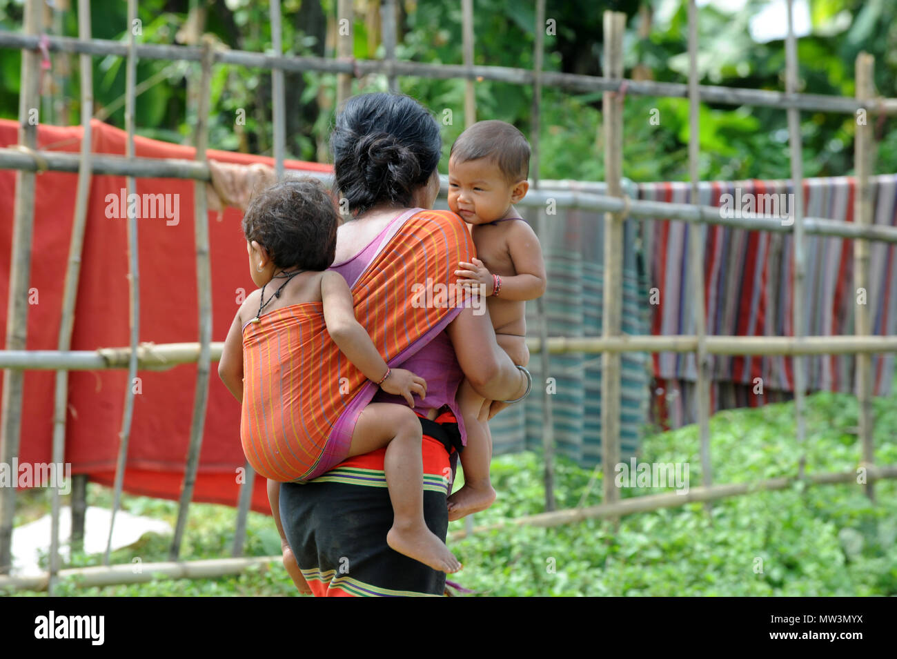 Rangamati, Bangladesh, - October 17, 2011: Daily life of Tribe people ...