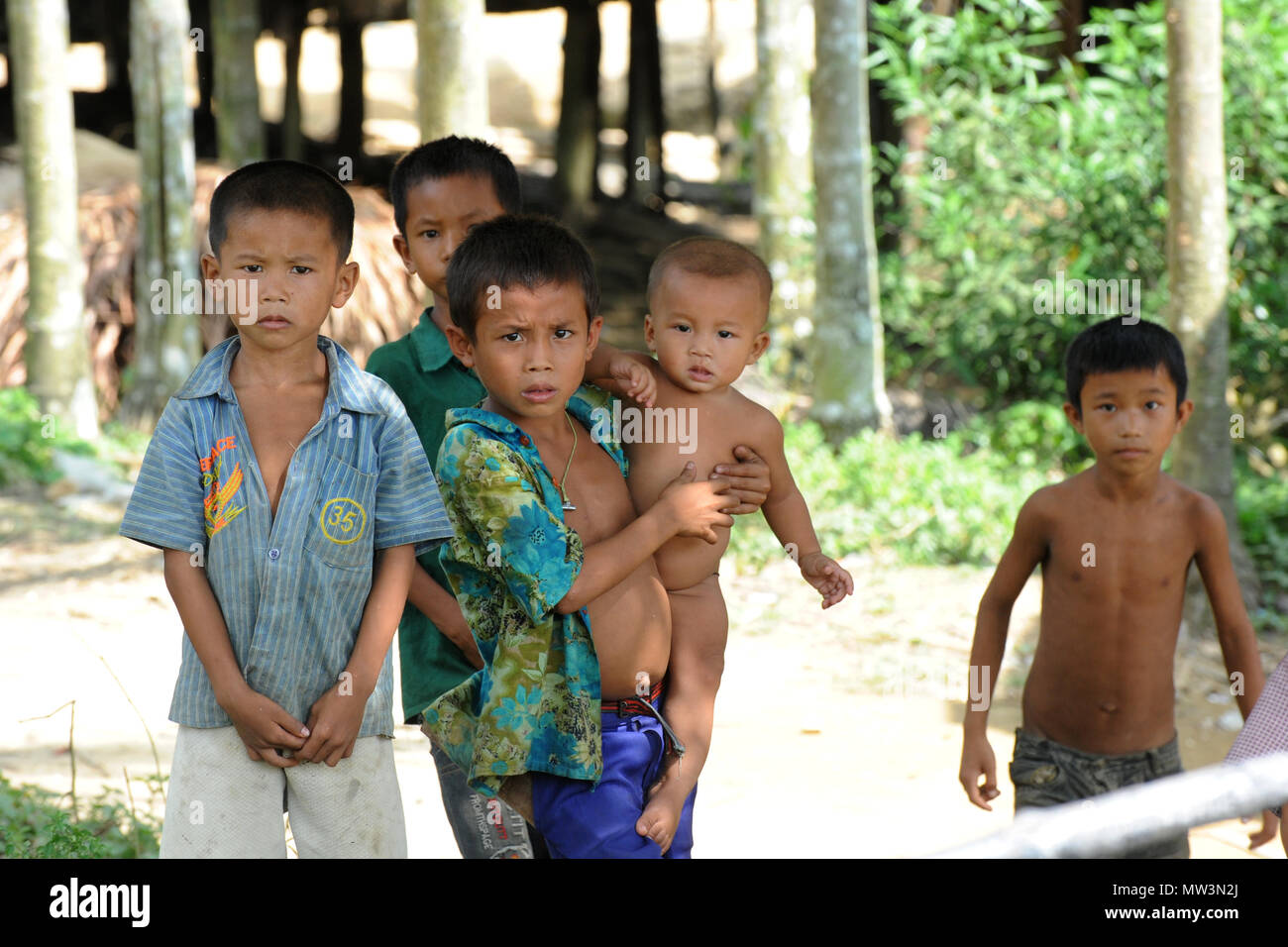 Rangamati, Bangladesh, - October 17, 2011: Daily life of Tribe people ...