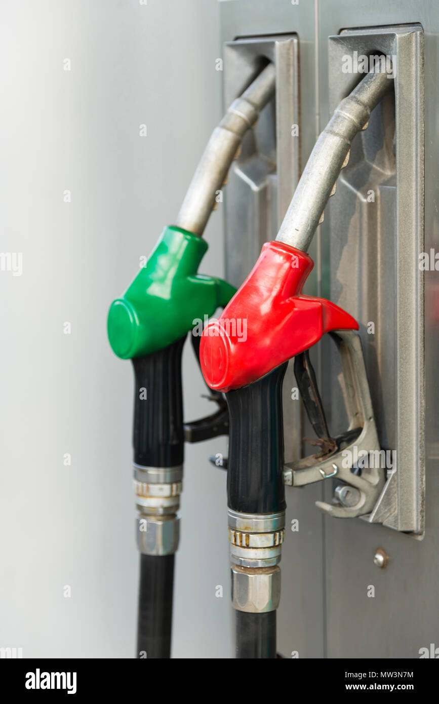Unleaded petrol pump detail hi-res stock photography and images - Alamy
