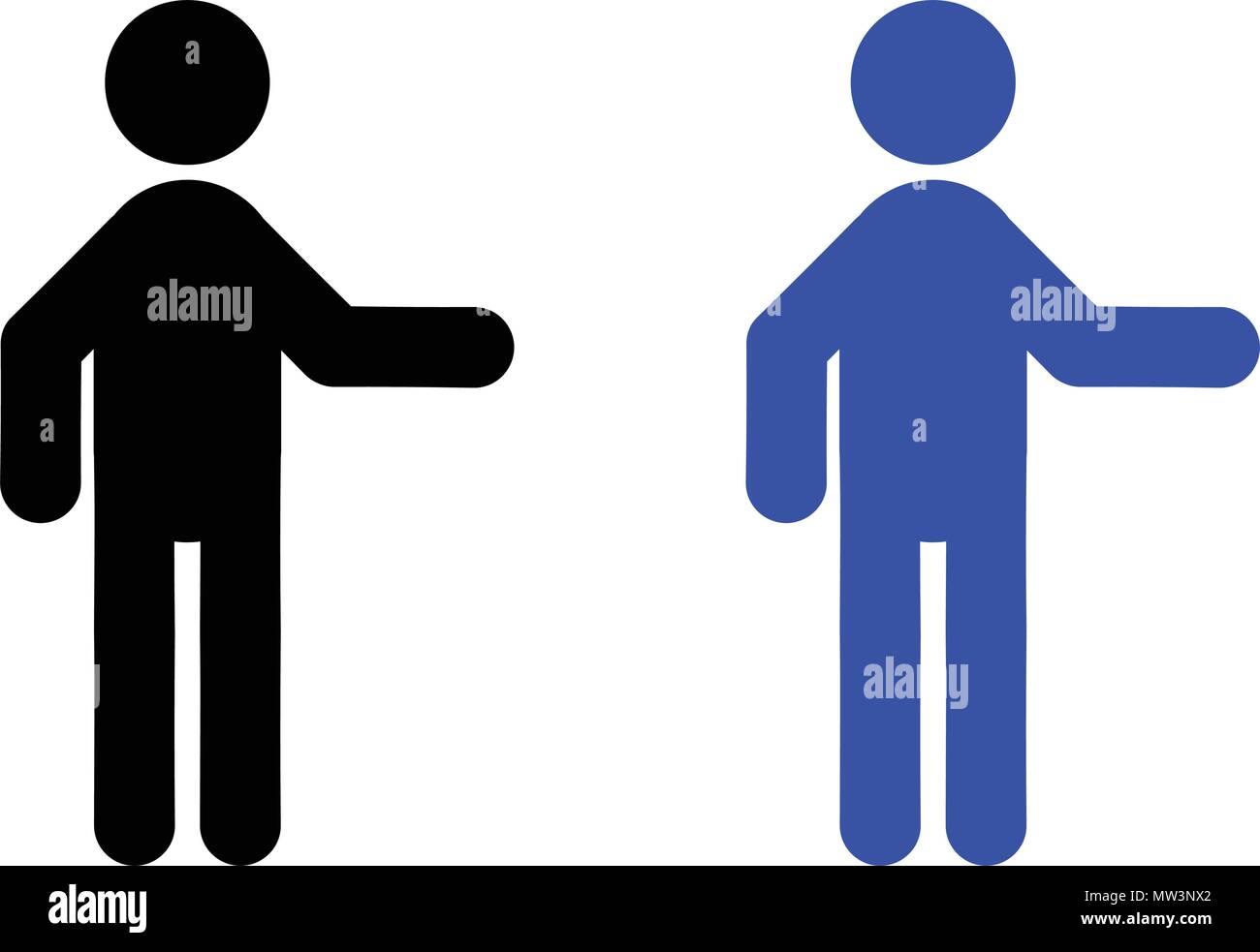 Outstretched hand vector vectors hi-res stock photography and images ...