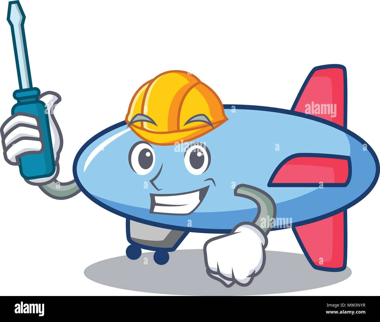 Automotive zeppelin mascot cartoon style Stock Vector Image & Art - Alamy