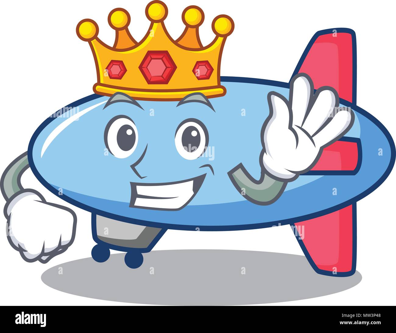 King zeppelin mascot cartoon style Stock Vector Image & Art - Alamy