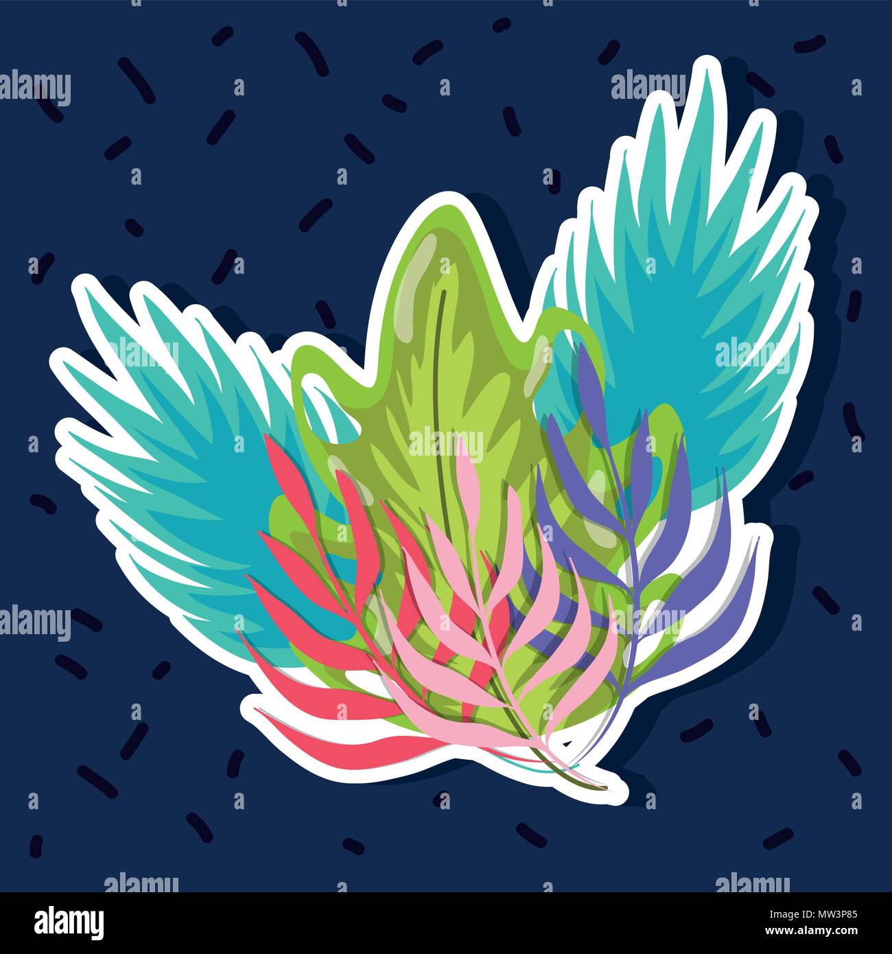 Colorful plants design Stock Vector Image & Art - Alamy