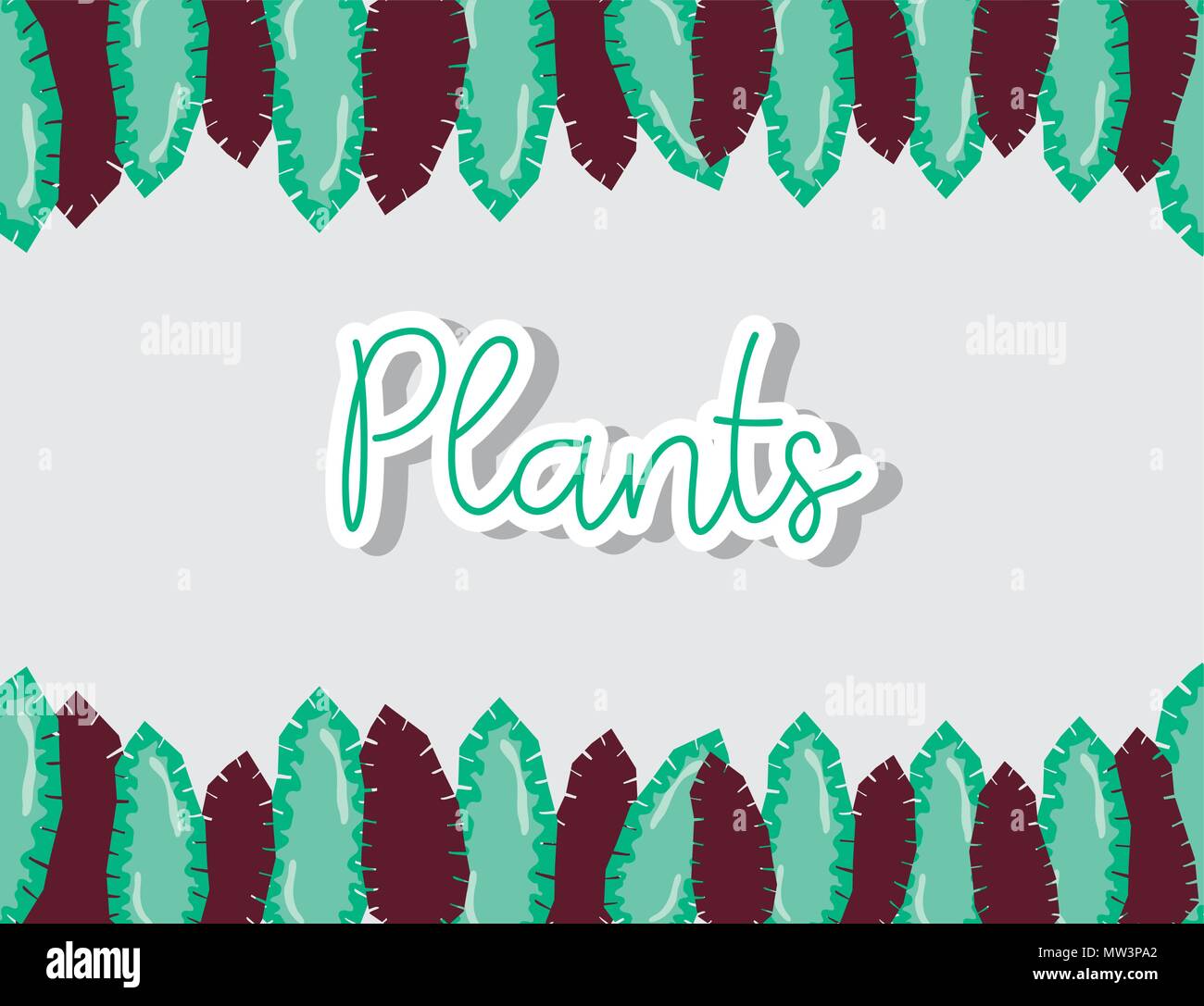 Colorful plants design Stock Vector Image & Art - Alamy