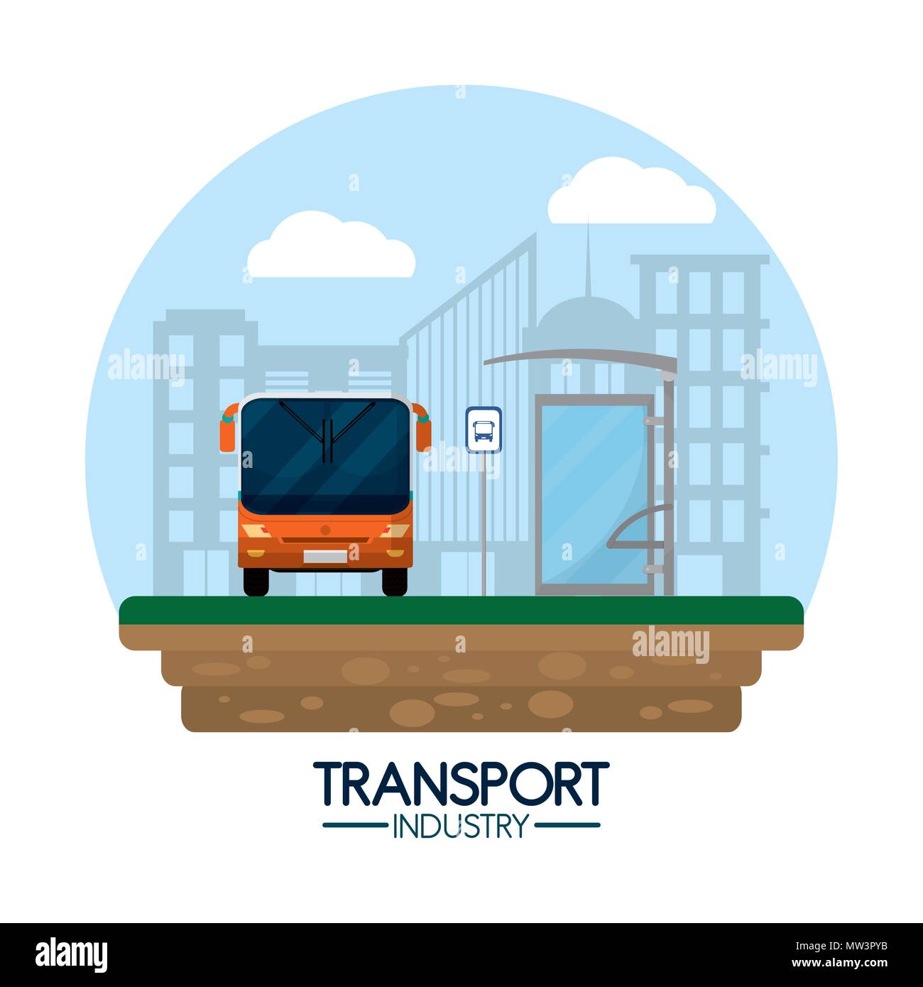 Bus transport industry Stock Vector Image & Art - Alamy