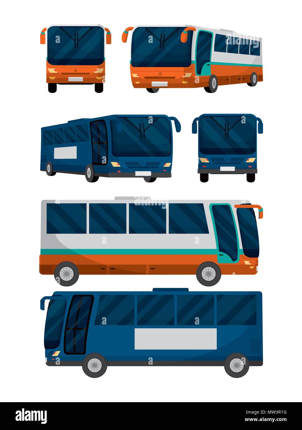 Bus service buses Stock Vector Images - Alamy
