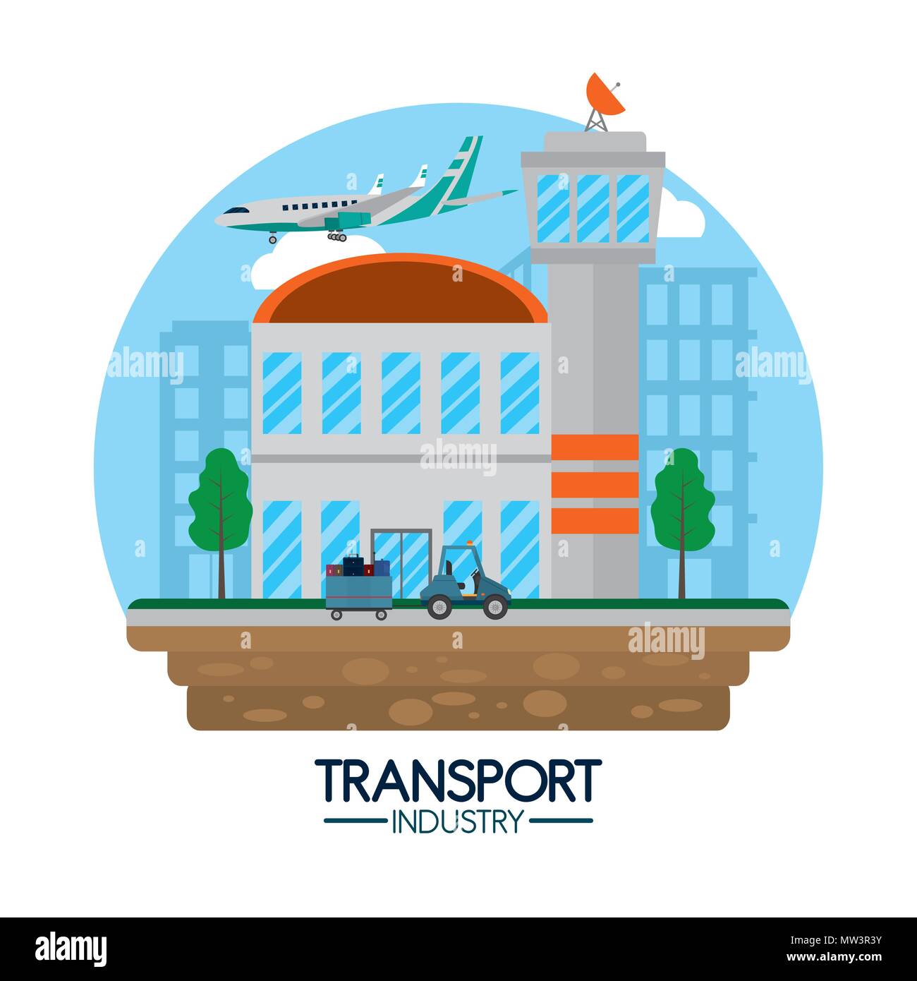 Transport industry concept Stock Vector Image & Art - Alamy