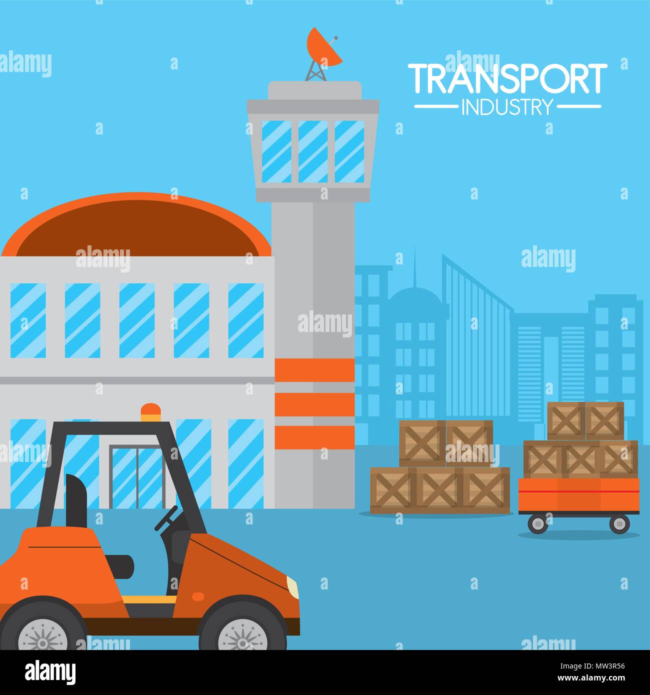 Transport industry concept Stock Vector Image & Art - Alamy