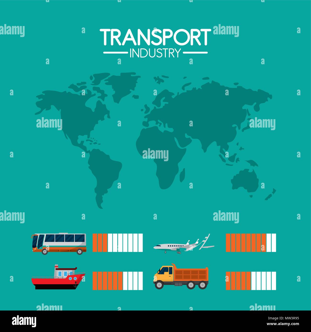 Transport industry concept Stock Vector Image & Art - Alamy