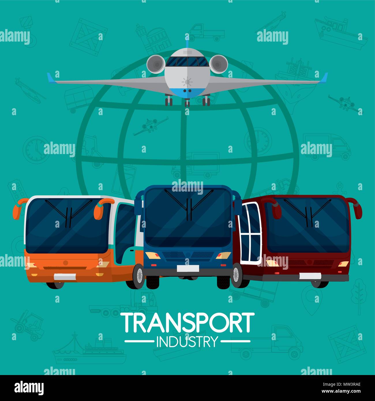 Global deliver concept Stock Vector Images - Alamy
