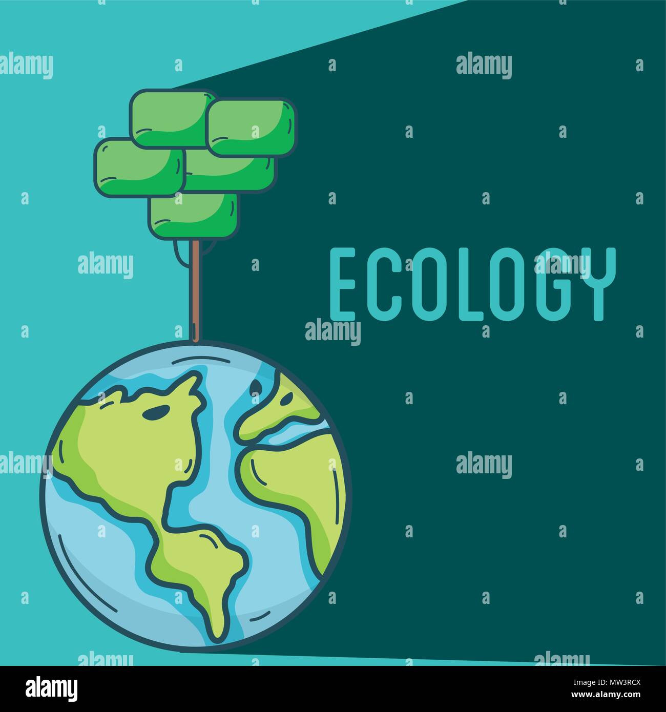 Ecology green world concept Stock Vector Image & Art - Alamy