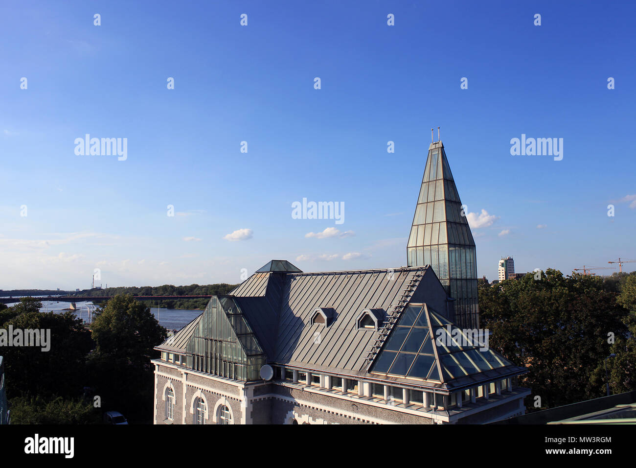 Warsaw university library rooftop hi-res stock photography and images ...