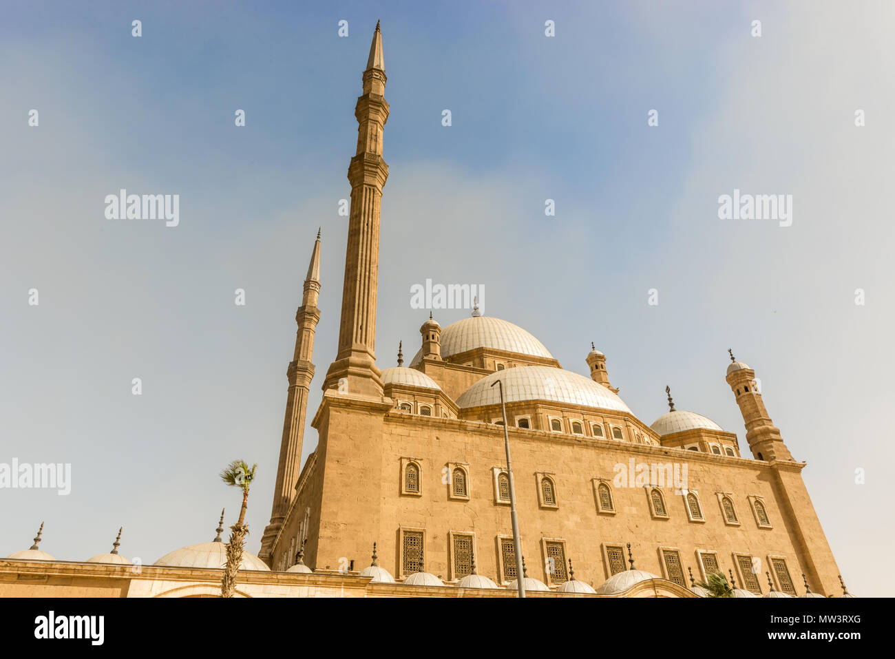 View at the Mosque of Muhammad Ali in the Citadel of Saladin in Old ...