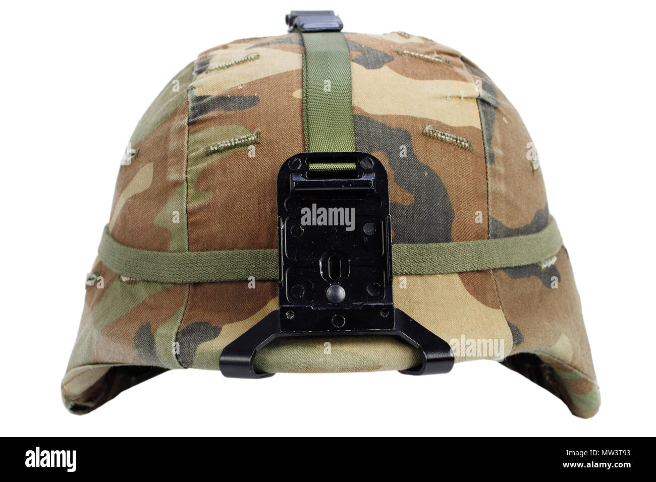 us army kevlar helmet with night vision mount isolated on white Stock ...