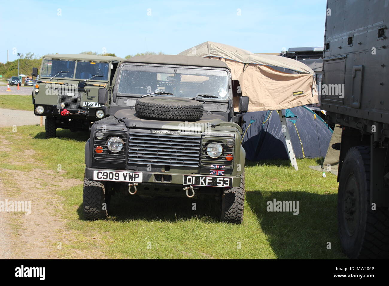 Ww2 re enactors historic military show hi-res stock photography and ...