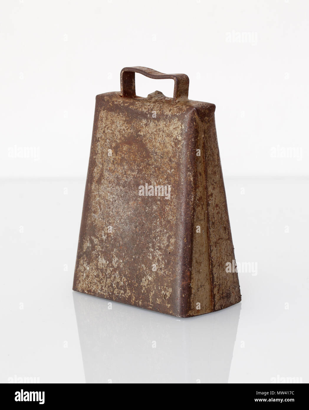 Old Musical Cow Bell Instrument Stock Photo - Alamy