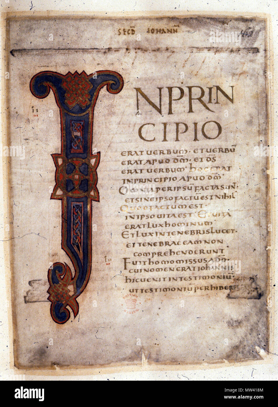 Manuscript st john gospel not baptist hi-res stock photography and ...