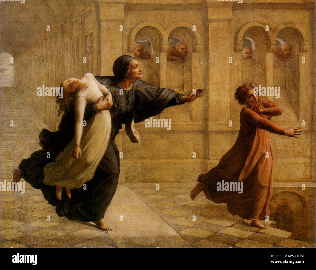 377 Louis Janmot - Poème de l'âme 8 - Cauchemar Stock Photo - Alamy