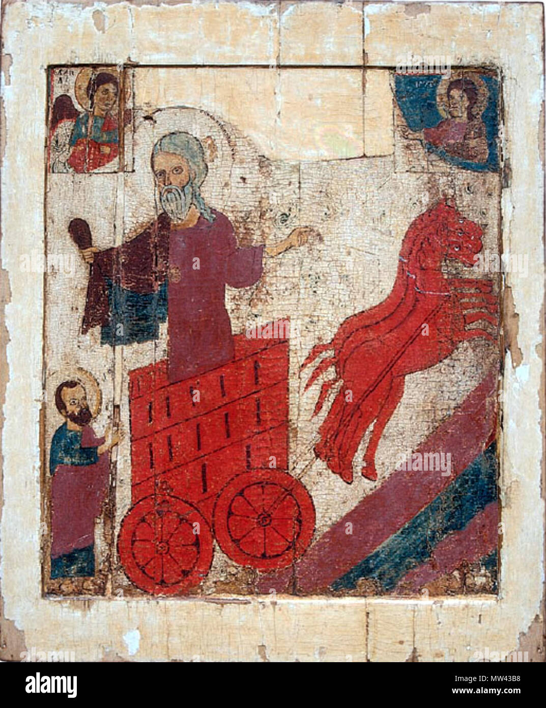 . The Ascent of Prophet Elijah, a northern Russian icon 672 Intesa ...