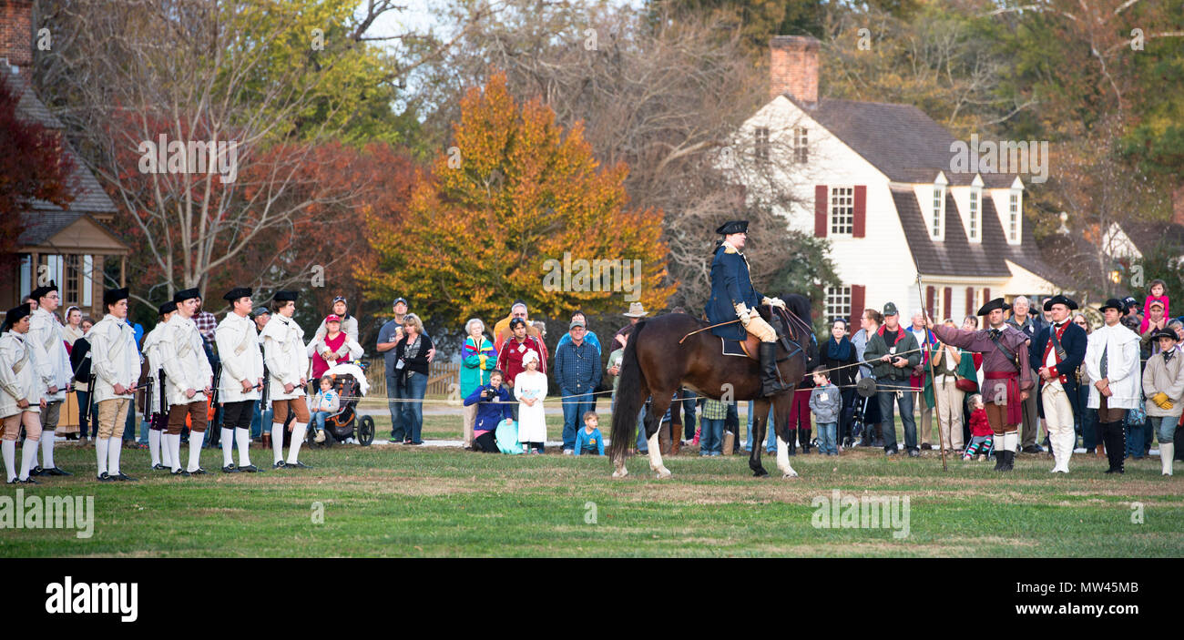 Colonial reenactment williamsburg hi-res stock photography and images ...