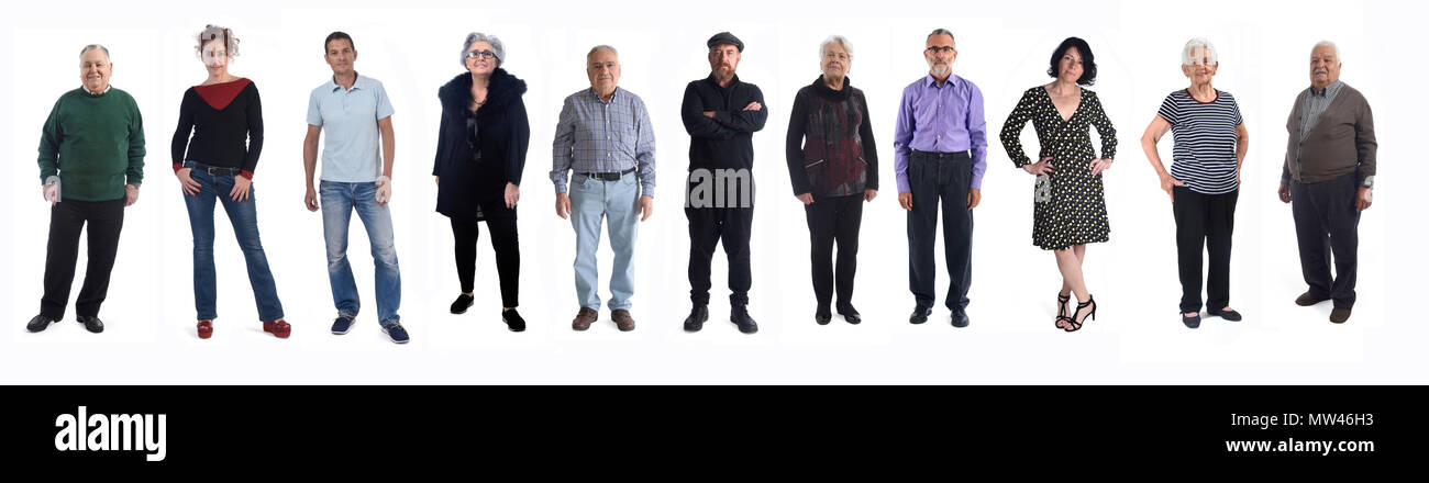 Large diverse ages group hi-res stock photography and images - Alamy