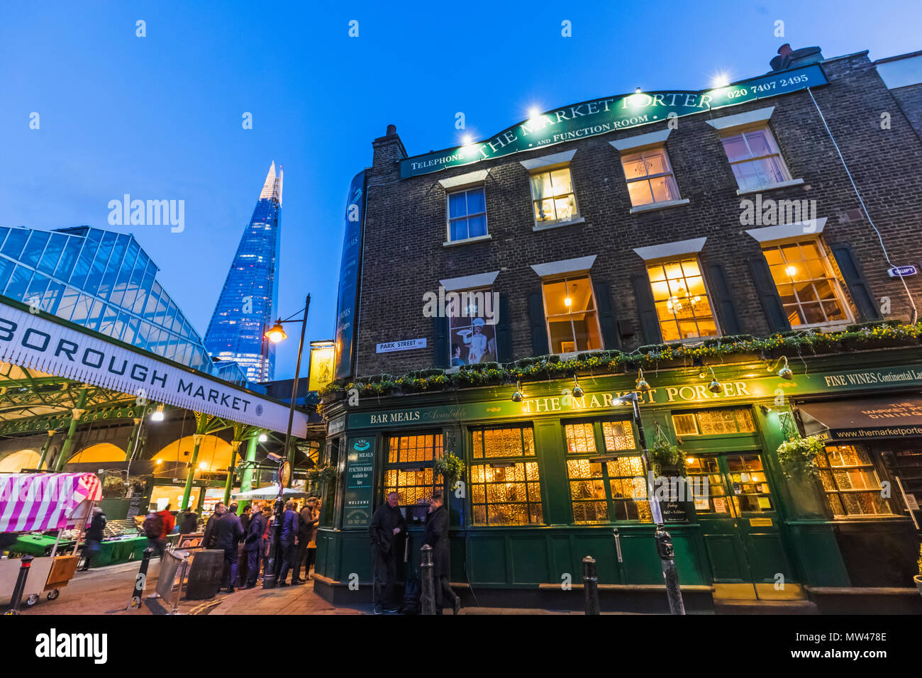 England, London, Southwark, London Bridge City, Borough Market, The ...
