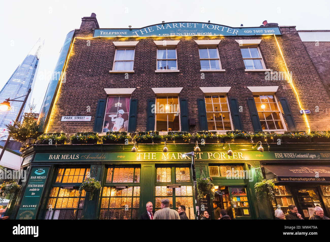 Borough market london evening hi-res stock photography and images - Alamy