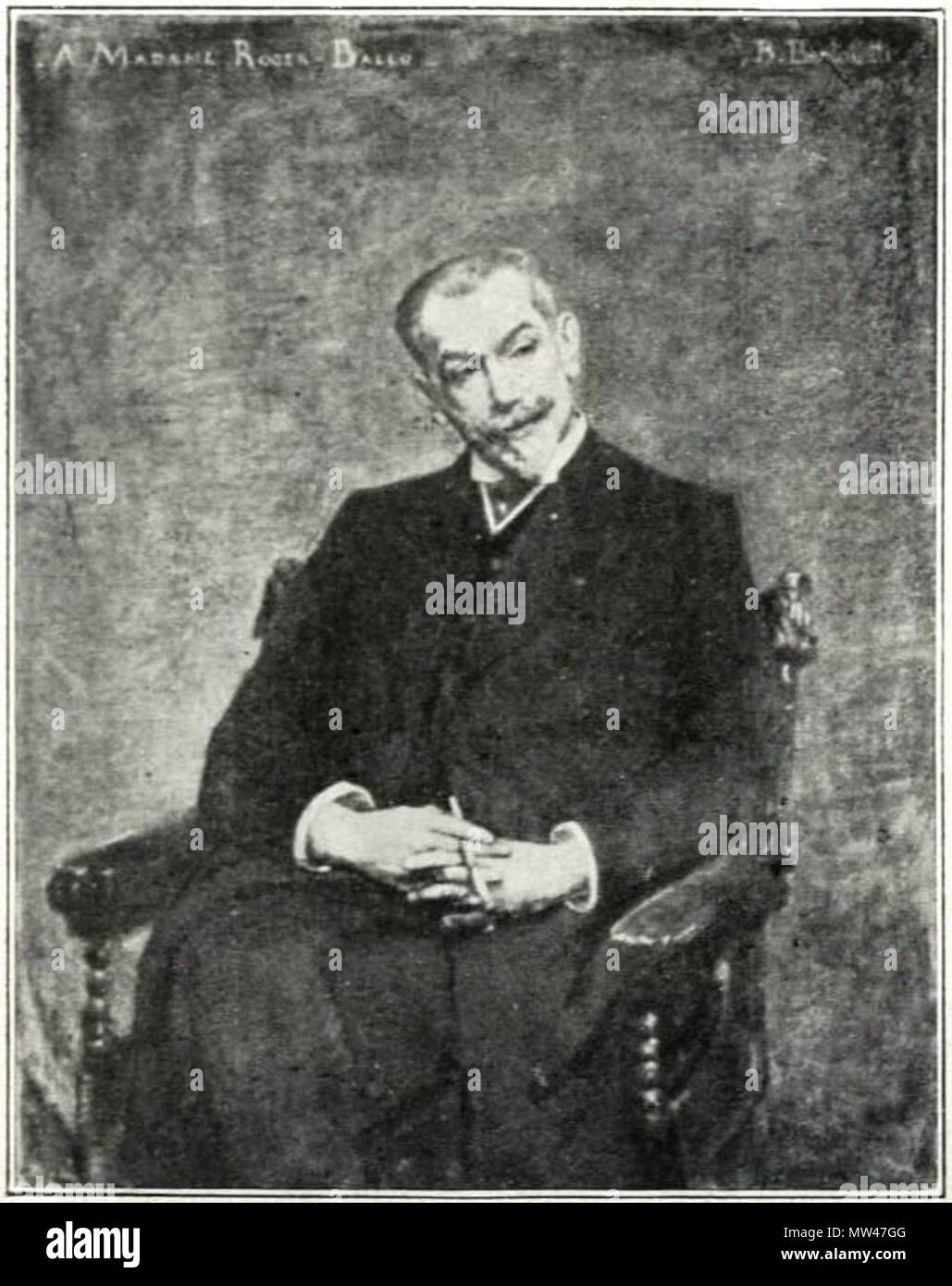. 'Portrait de M. Roger-Ballu.' . 1904. B.P.A. Bertoletti (d'après) 69 ...