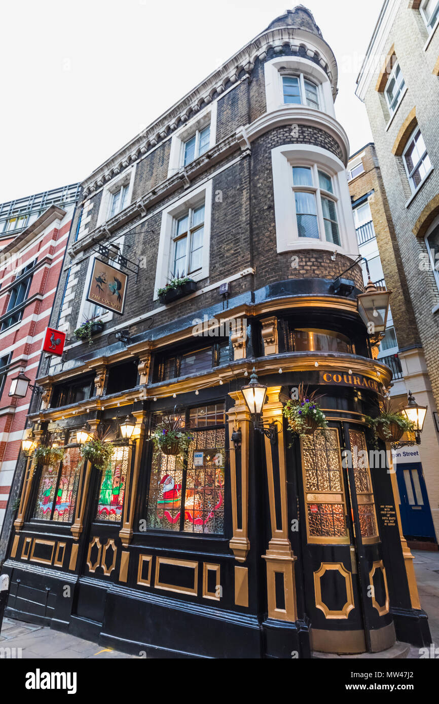 England, London, The City of London, The Cockpit Pub Stock Photo - Alamy