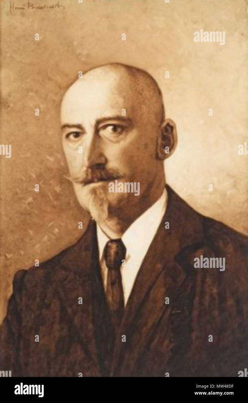 . Nederlands: Zelfportret van Henri Breetvelt (1864-1923) . between ...