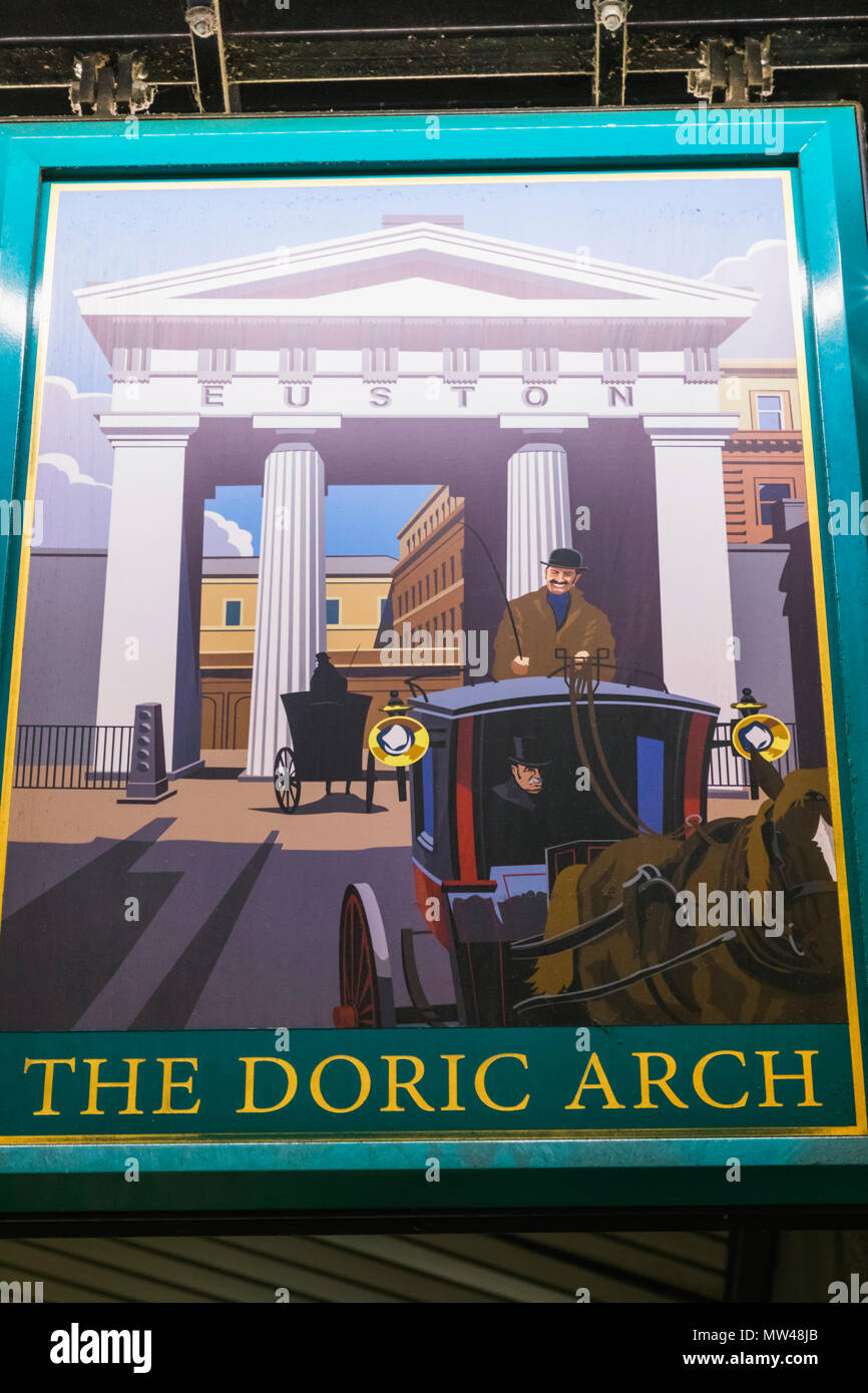 Doric arch euston hi-res stock photography and images - Alamy