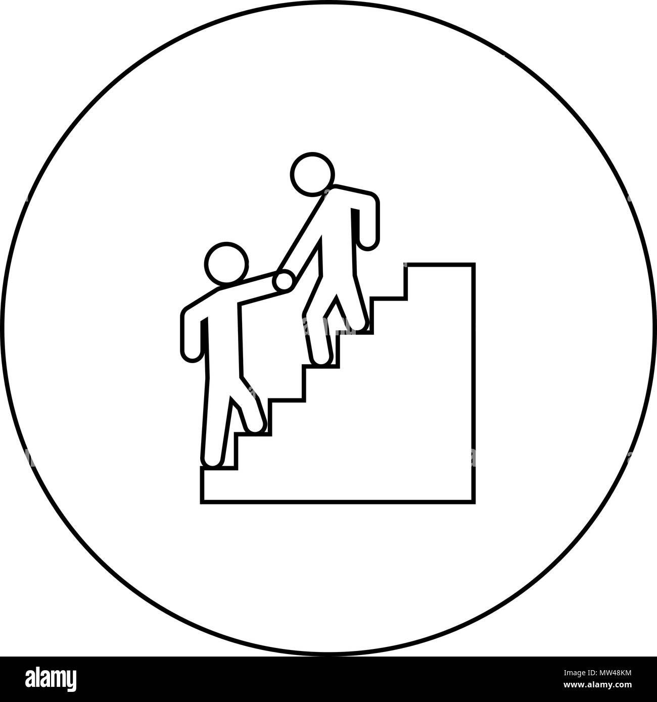 Black Person Helping Someone Up