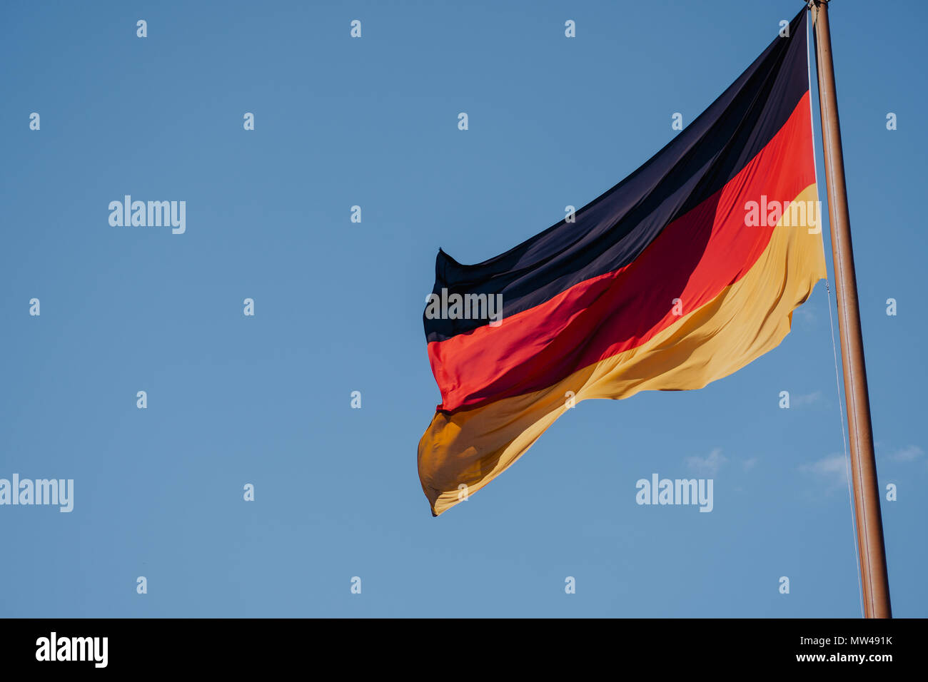 The flag of unified germany hi-res stock photography and images - Alamy