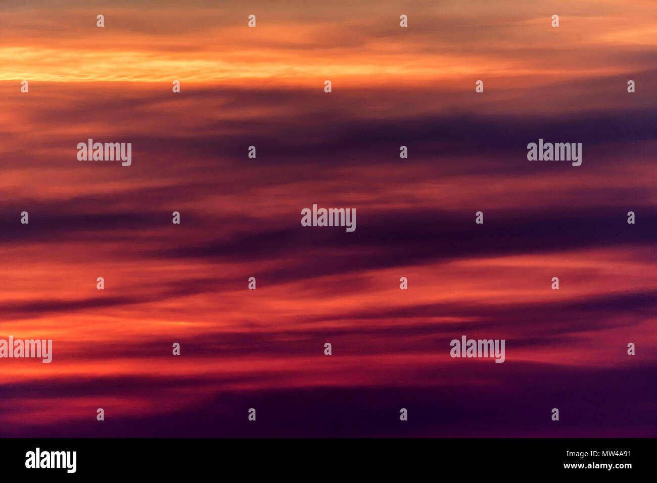 Dramatic sunset and sunrise sky with pink clouds Stock Photo - Alamy