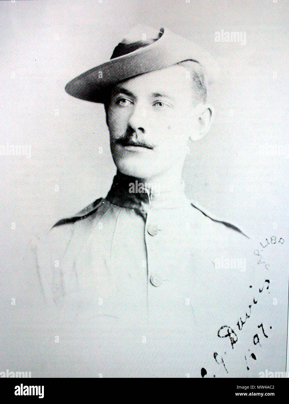 . English: Photo portrait of Claude Gibney Finch-Davies, 1897, member ...