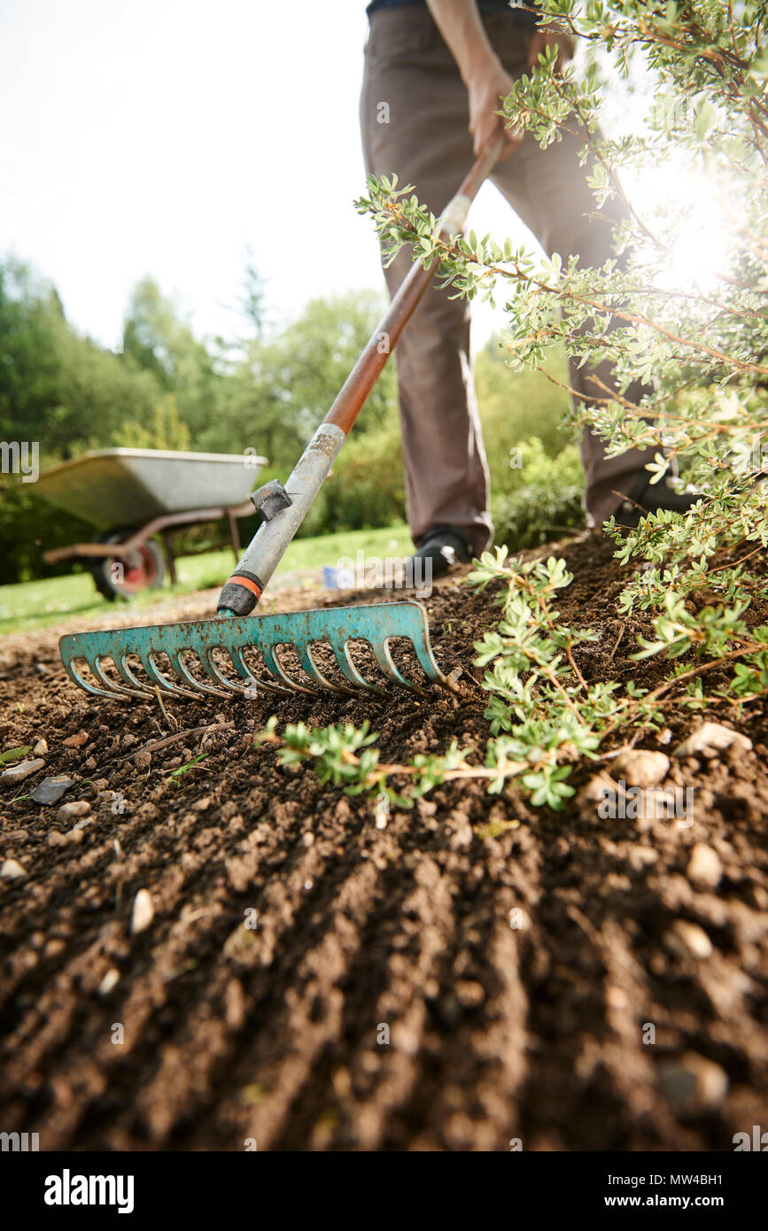 Raked soil hi-res stock photography and images - Alamy