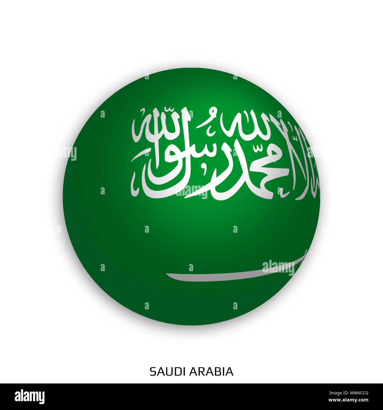 Football Saudi Arabia Flag High Resolution Stock Photography and Images ...