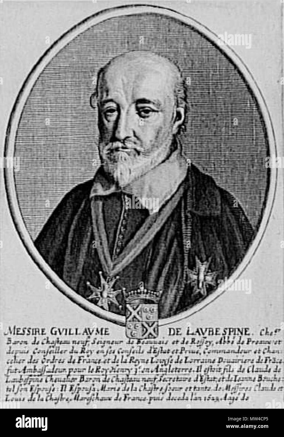 . Français : Guillaume de l'Aubespine (mort en 1629), conseiller du roi ...