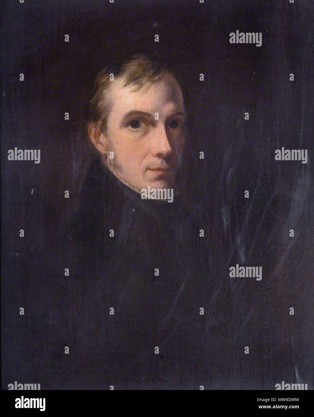 . English: Self portrait oil on canvas 30 x 25 cm . 19th century. John ...